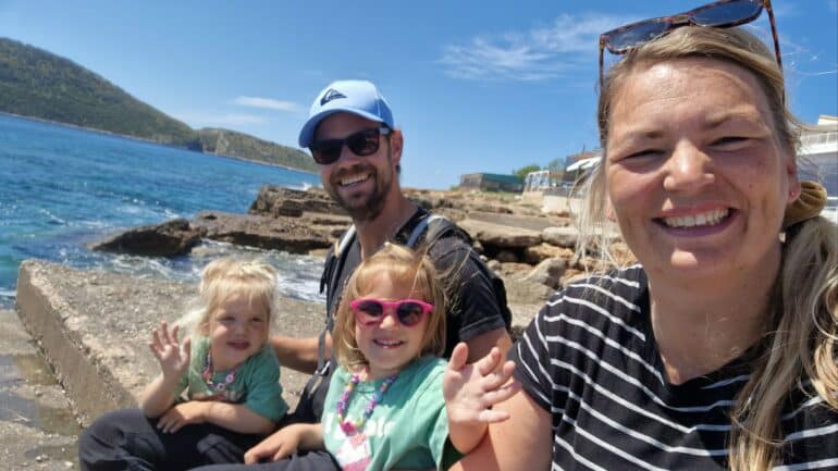 De camperreis van Marjolijn, Pascal, Emma & Charlie