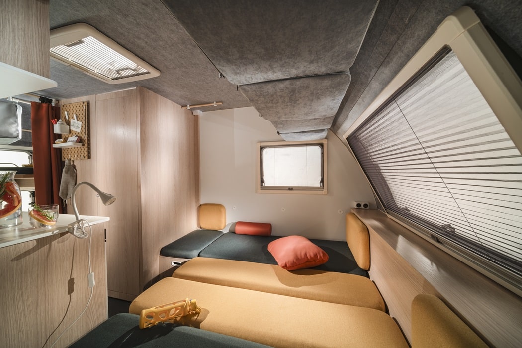 Adria Aviva Lite, betaalbare gezinscaravan van 750 kg