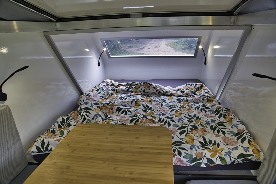 Heeft deze uitschuifbare caravan Aero Cabin One de toekomst?