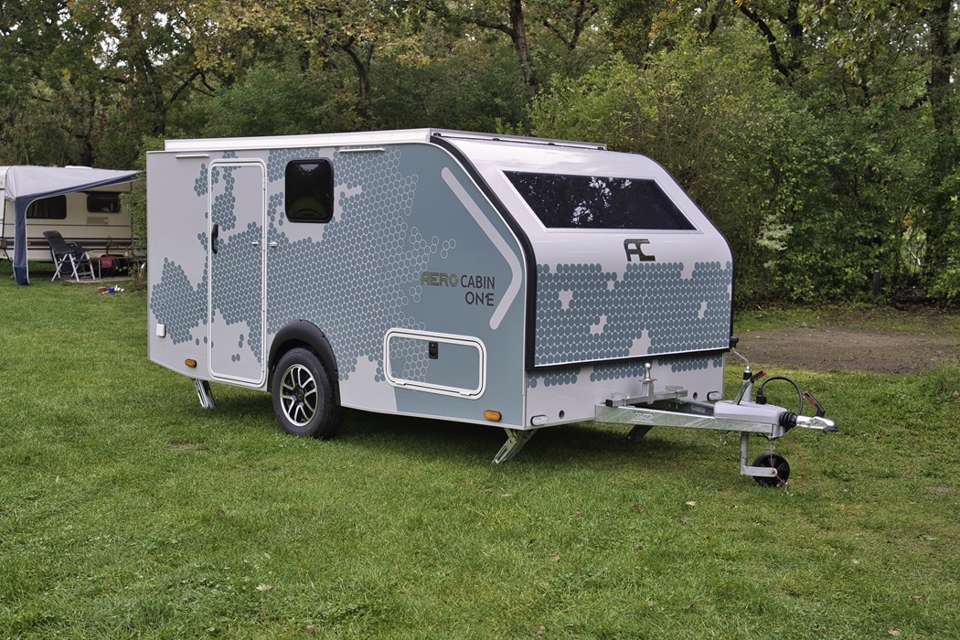 Heeft deze uitschuifbare caravan Aero Cabin One de toekomst?